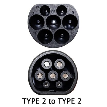 Volvo EX40 - Spiral Charging Cable 32A 22kW. Type 2 to Type 2